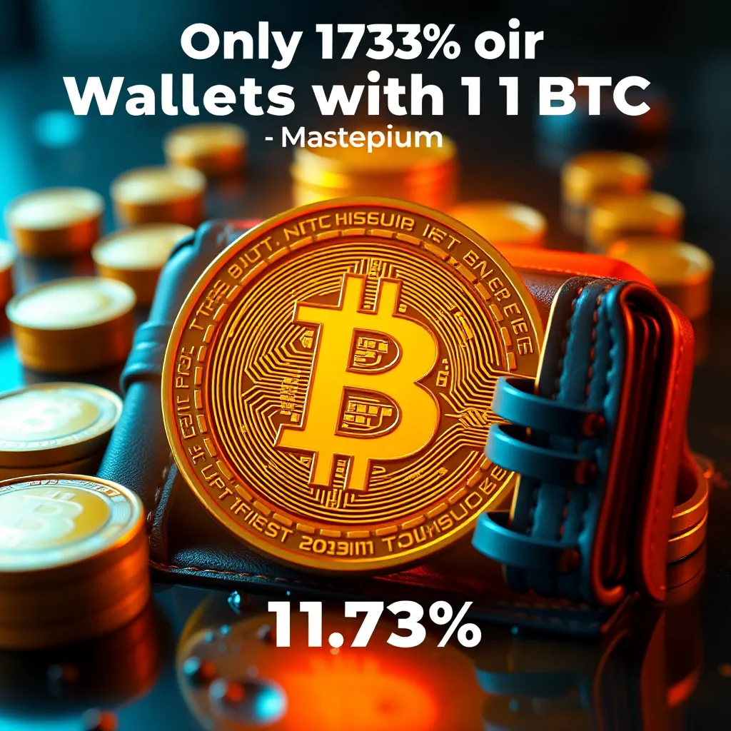 Only 1.73% of Bitcoin Wallets Hold 1 BTC Minimum - CoinBuzzNow