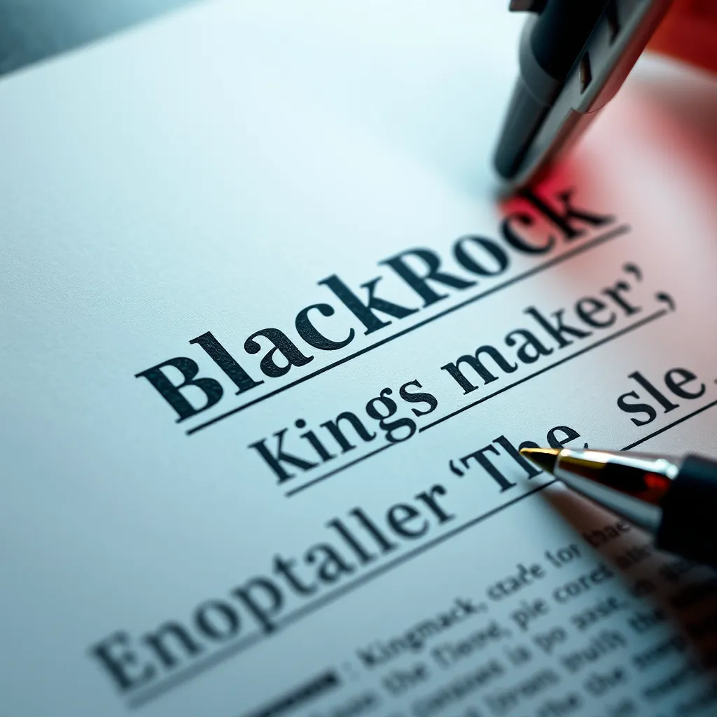 BlackRock's Secret Clause: The Truth Behind the Kingmaker - CoinBuzzNow
