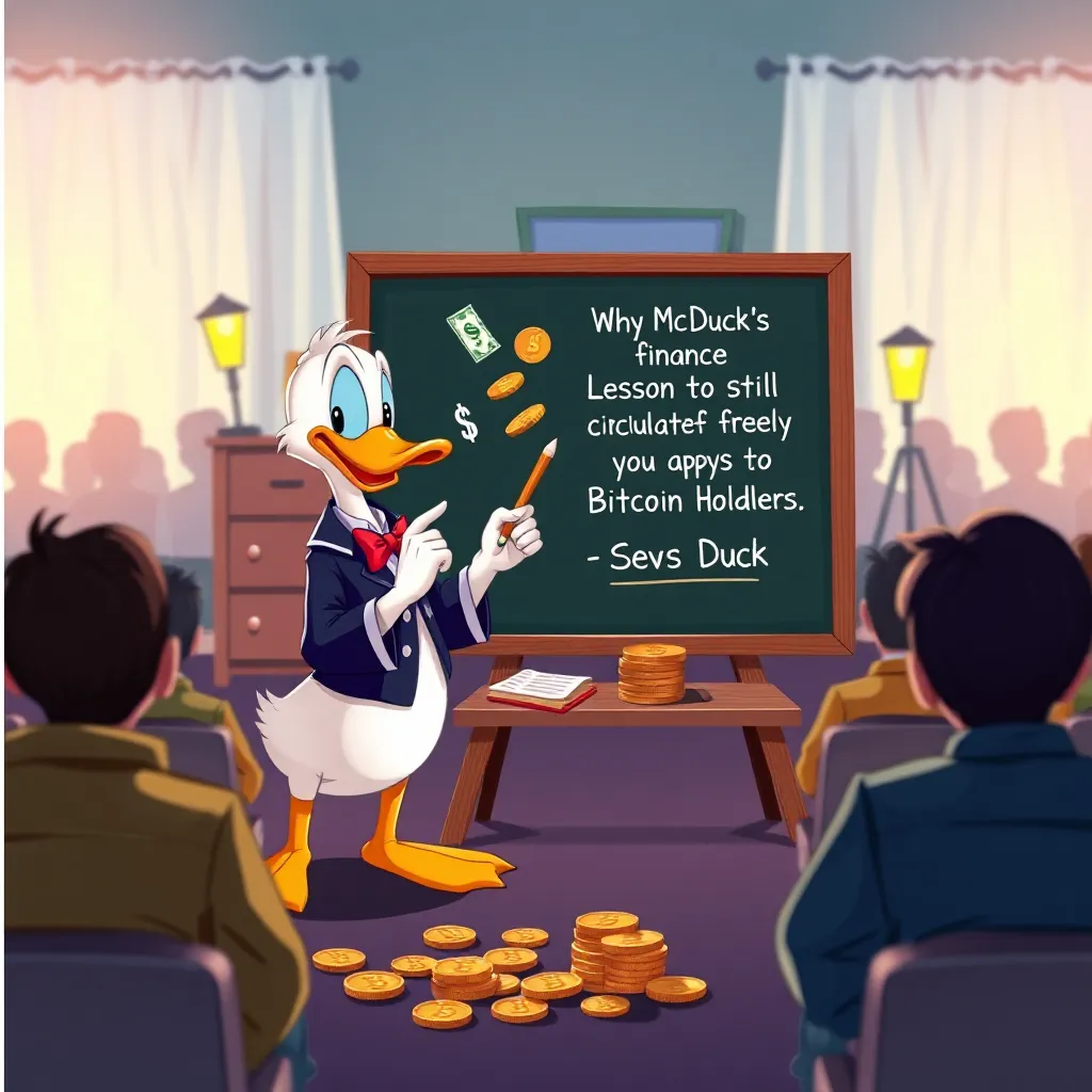 Why McDuck's Finance Lesson Still Applies to Bitcoin Hodlers - CoinBuzzNow