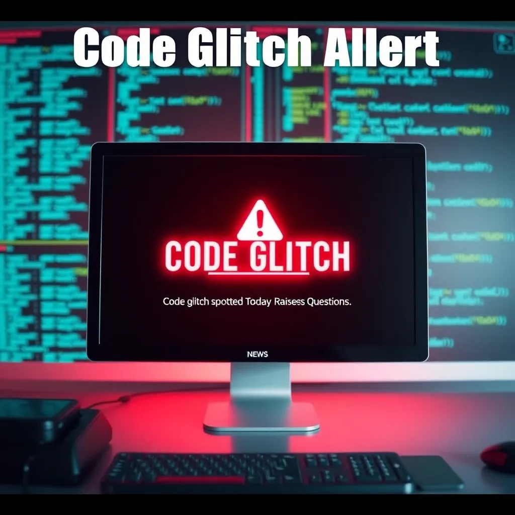 Code Glitch Spotted Today Raises Questions - CoinBuzzNow