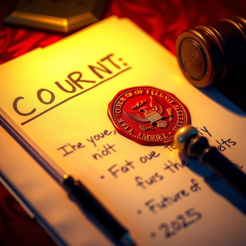 Court Filing Raises Questions About Future Actions in 2025 - CoinBuzzNow
