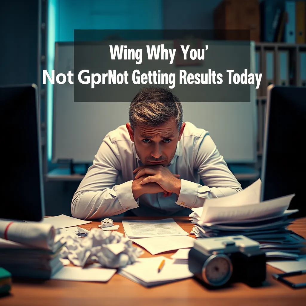 Understanding Why You're Not Getting Results Today - CoinBuzzNow