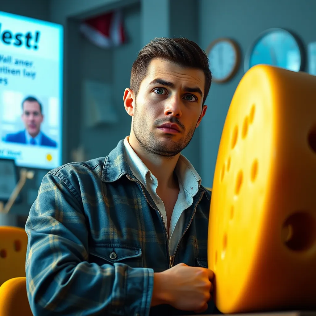 Buttcoiner Invests in Cheese Wheel, Loses Girlfriend Over It - CoinBuzzNow