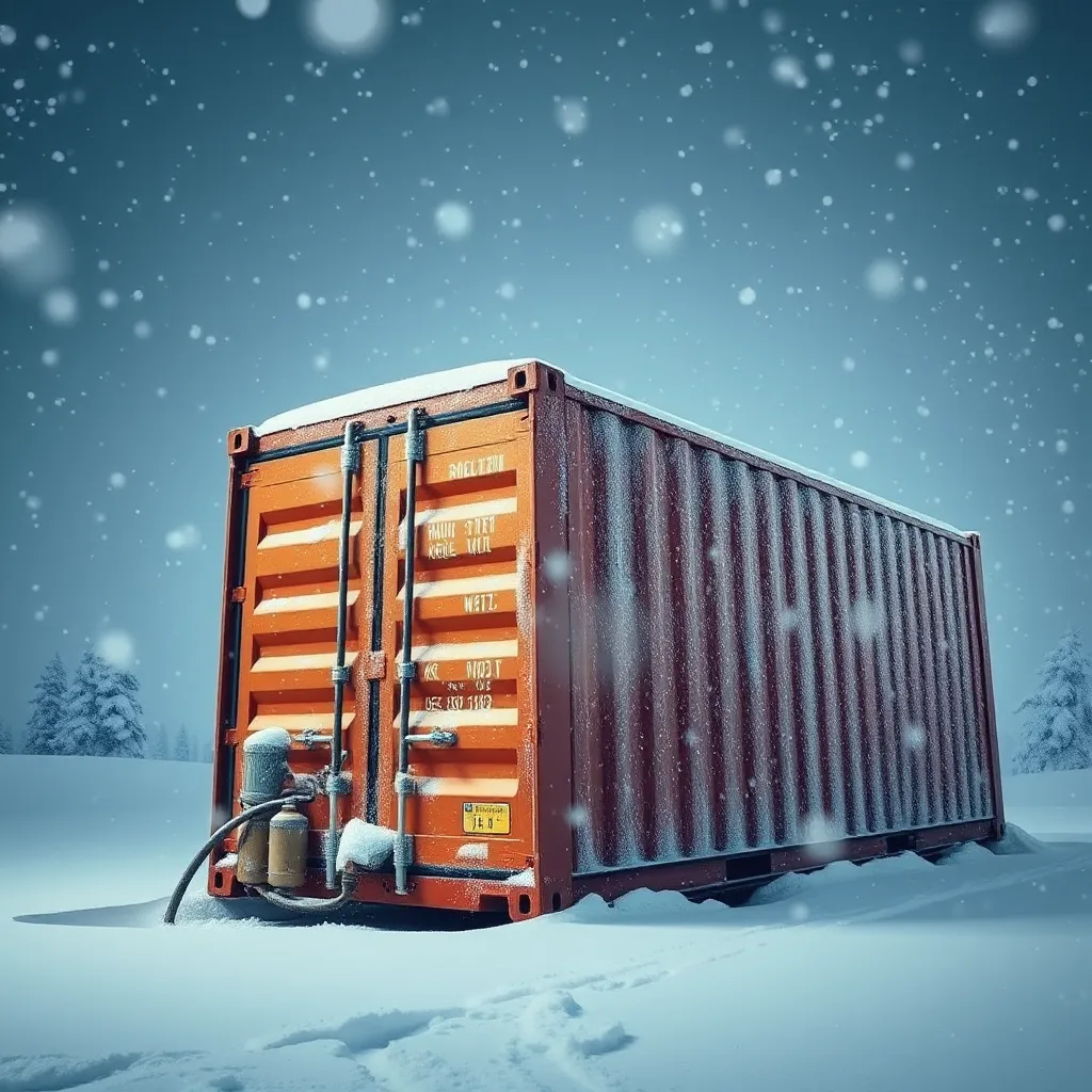 How Our Mining Containers Withstood Another Blizzard - CoinBuzzNow