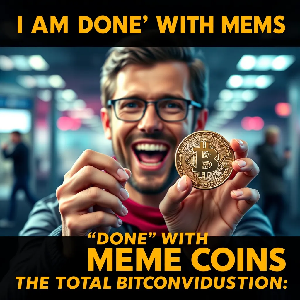 I Am Done with Meme Coins: My Total Bitcoin Conviction - CoinBuzzNow