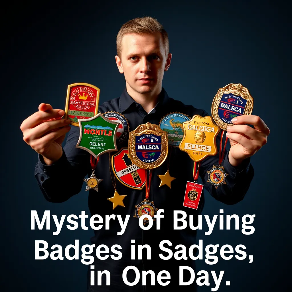 Mystery of Buying Badges Across States in One Day - CoinBuzzNow