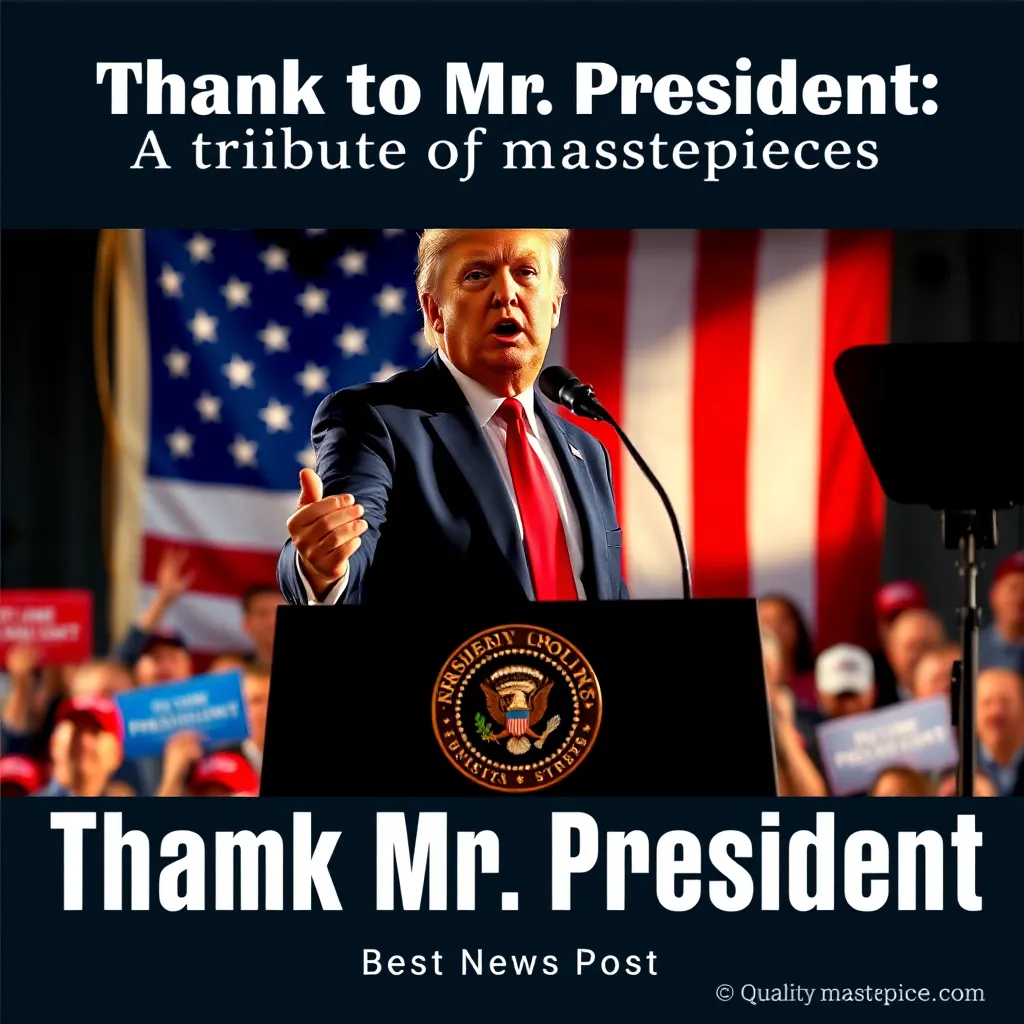 Thank You Mr. President: A Tribute to Leadership - CoinBuzzNow