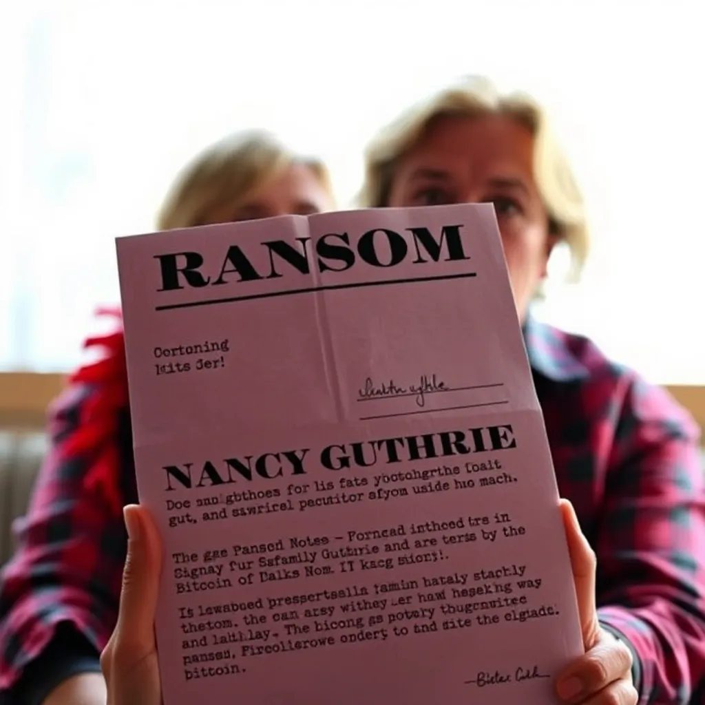 Alleged Ransom Note for Savannah Guthrie's Mom Asks for Bitcoin ...